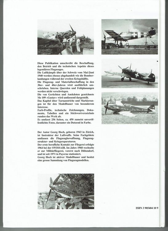 Die Messerschmitt Me 109 in der Schweizer Flugwaffe | Kaufen auf Ricardo