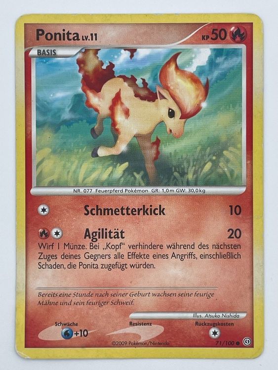 Ponita 71/100 Pokémon Diamond & Pearl Stormfront (Neu (gemäss ...