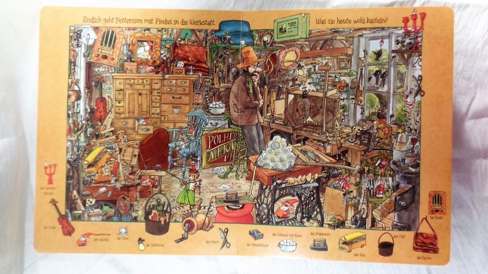 Komm mit zu Pettersson und Findus /Grosses Wimmelbilderbuch | Kaufen ...