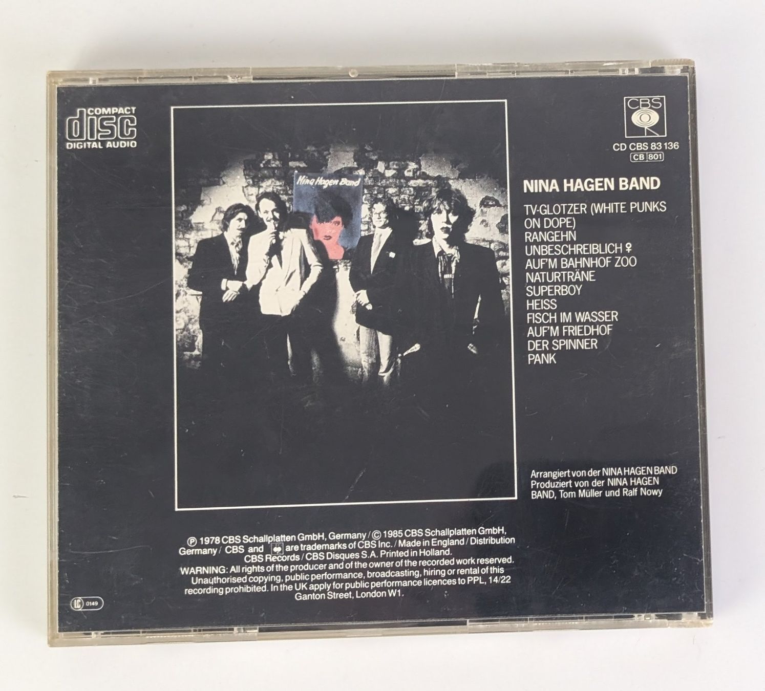 Nina Hagen Band CD - Seltenes Sammlerstück, Top (Gebraucht) in Zürich ...