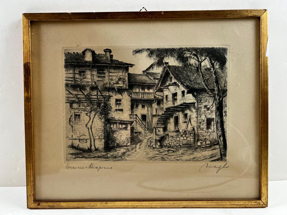 H. Jakob Ziegler (1888 - 1973) Radierung Handsigniert (Gebraucht) in ...