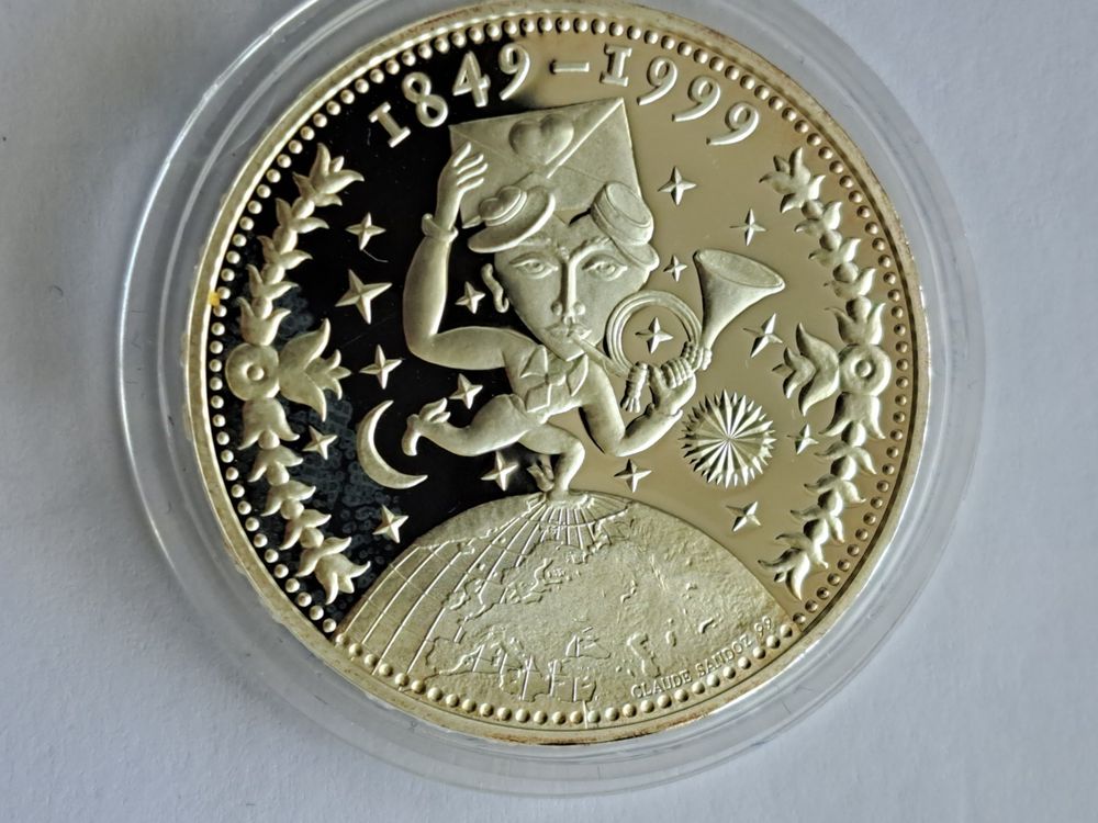 20 Fr. Gedenkmünze 1999 150J Post PP (Gebraucht) in Bazenheid für CHF 29 – mit Lieferung auf ...