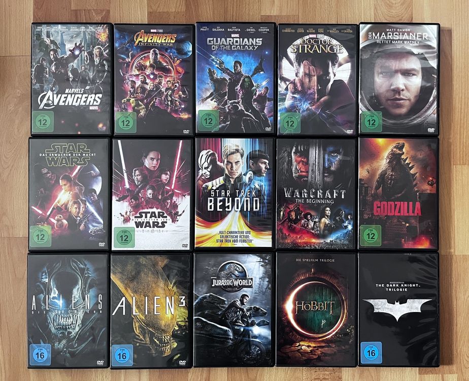 Diverse Science-Fiction Film DVDs. | Kaufen auf Ricardo