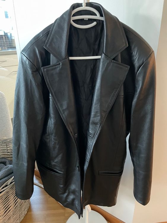 Lederjacke schwarz, top Leder, Anzugjacket in Leder, neu! | Kaufen auf ...
