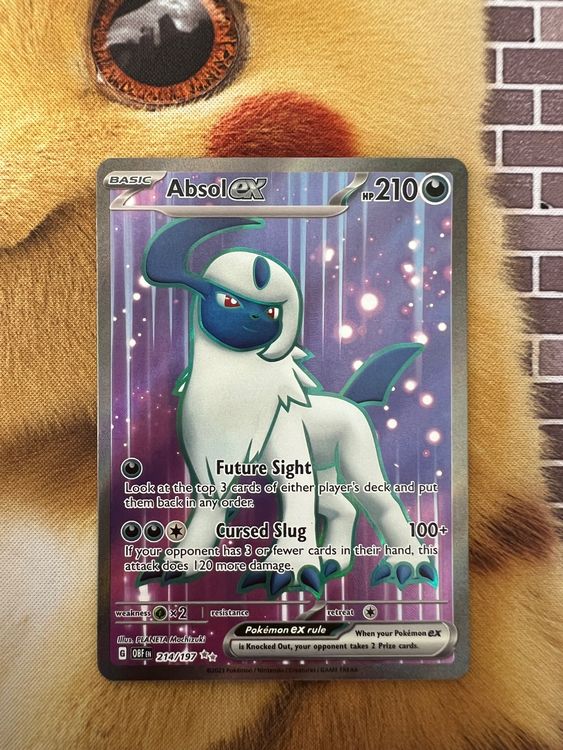 Pokemon Obsidian Flames Absol ex Ultra Rare • 214/197 (Gebraucht) in ...