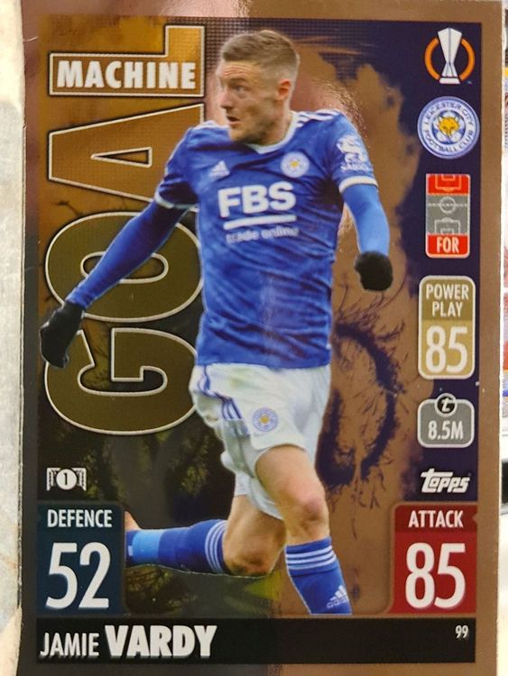 Nr.99 Match Attax Goal Machine Jamie Var (Neu und originalverpackt) in ...