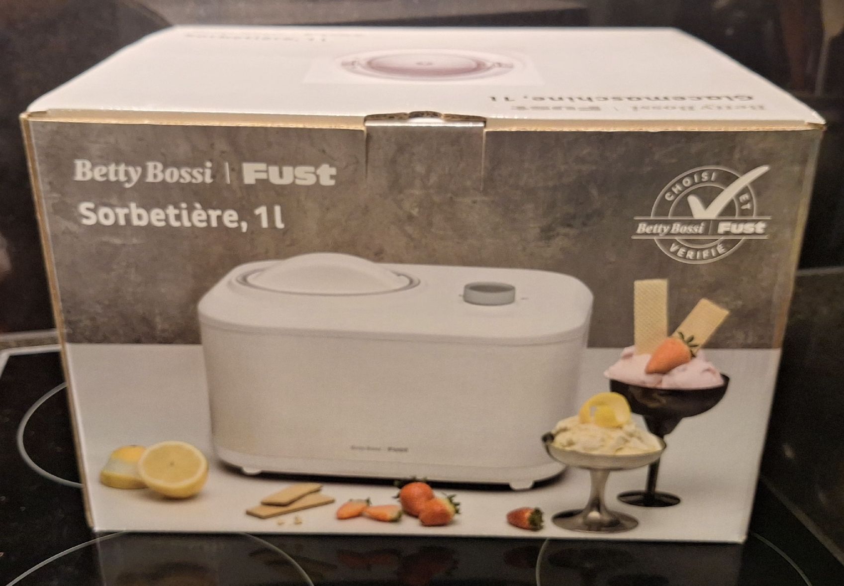 Betty Bossi Top Glacemaschine/Sorbetiere 1L - Neu Original. (Neuf avec ...