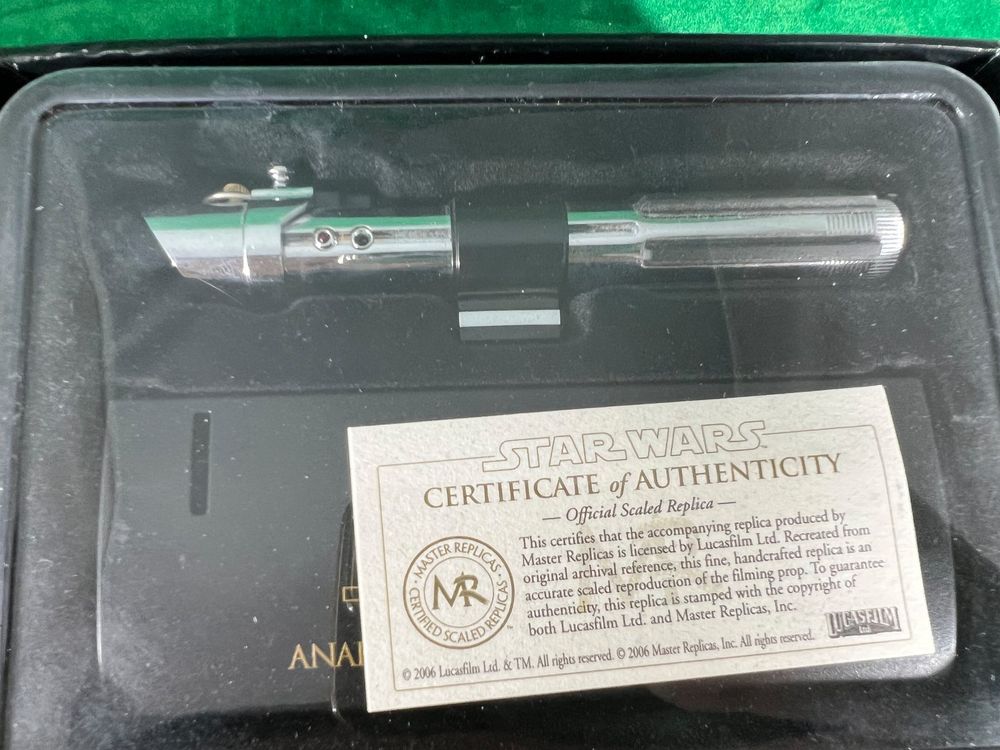 Star Wars Master Replicas Anakin Skywalker Réplique du sabre (Gebraucht ...