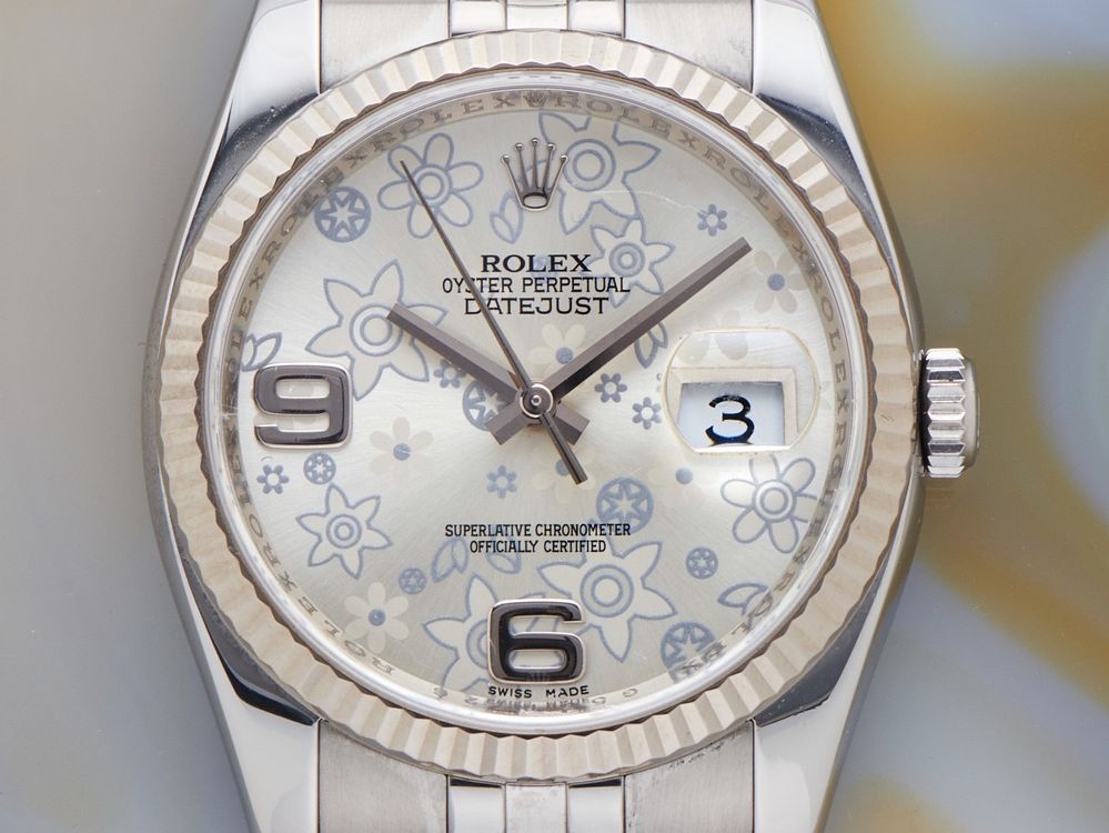 Rare - FLOWER Rolex Datejust 36mm Ref. 116234 2010 mit Box (Gebraucht ...