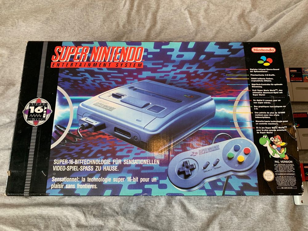 Super Nintendo Set OVP (Gebraucht) in Adlikon b. Regensdorf für CHF 300 ...