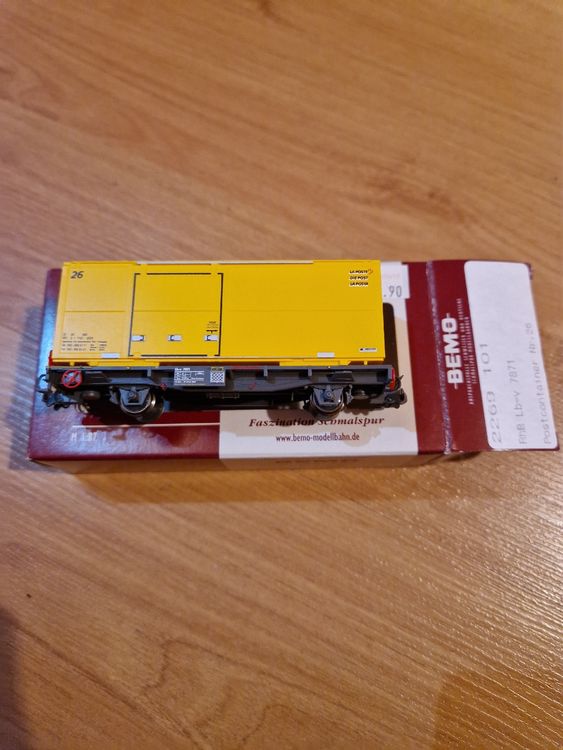 Bemo 2269 101 Postcontainer Nr. 26 (Gebraucht) in Illhart für CHF 31 ...