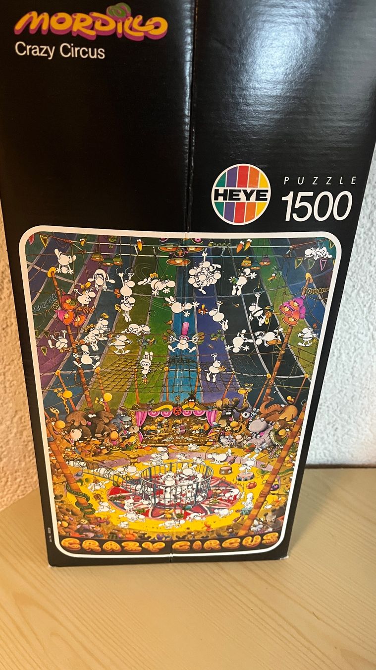 Mordillo Puzzle “Crazy Circus“, 1’500 Teile, kaum gebraucht (Neu ...