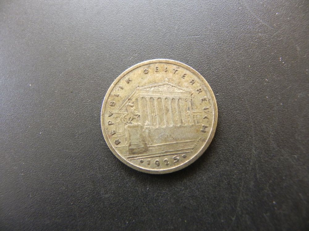 Österreich 1 Schilling 1925 Silber 6 g (Gebraucht) in Biel/Bienne für CHF 1.2 – mit Lieferung ...
