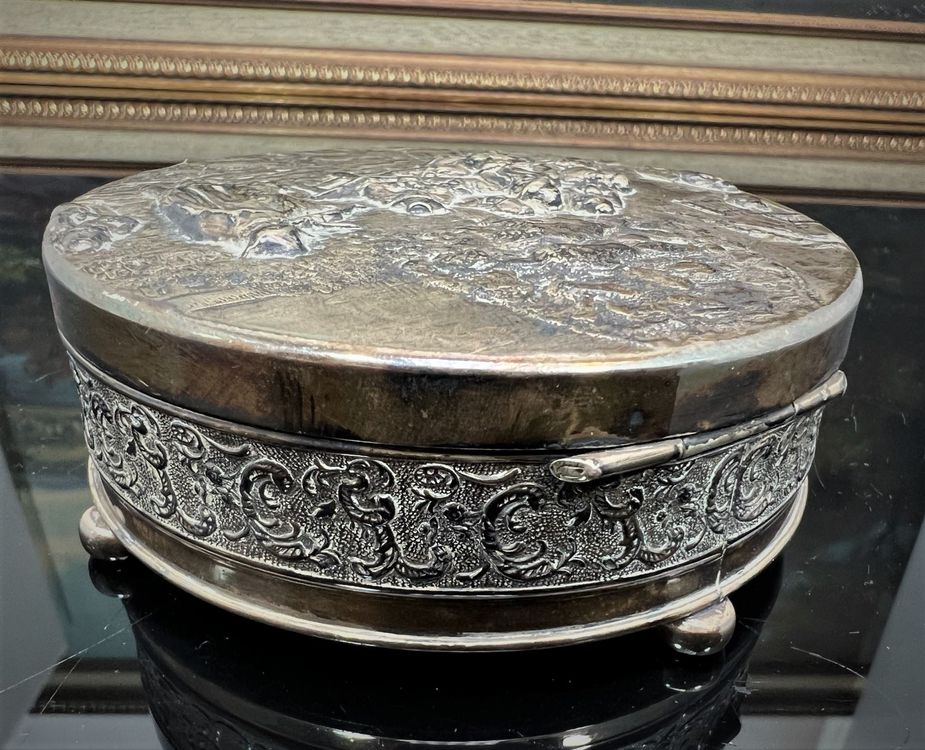 ALTE SILBER ZILPLA 90 DOSE SCHATULLE (Antik) in Vettweiß für CHF 67 ...