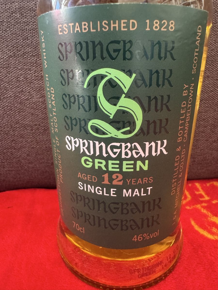 Springbank Green 12 Years Single Malt RARITÄT (Neu und originalverpackt ...