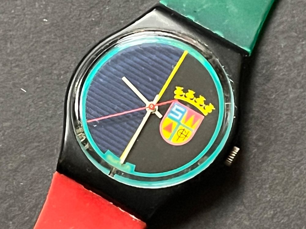 Swatch Sir Swatch GB111 1986 Rarität Code „P“ - Top Zustand (Gebraucht ...