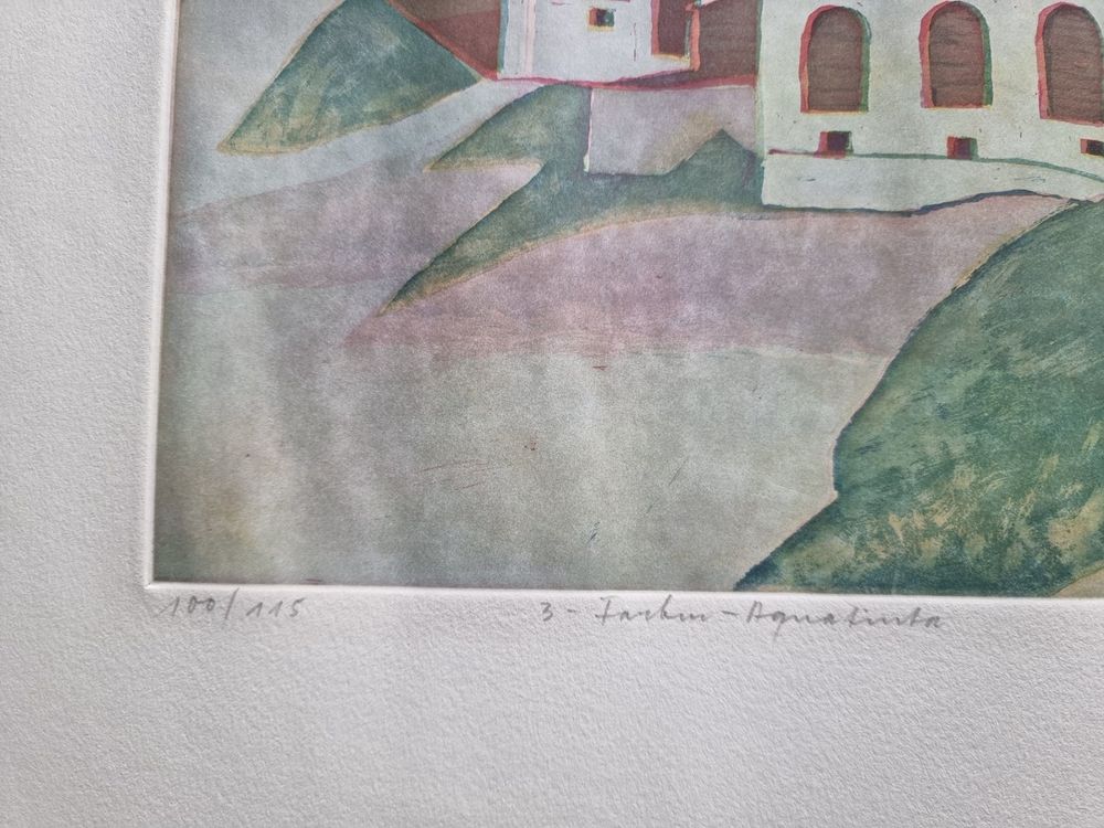 Hans Affeltranger (1919-2002) RADIERUNG AQUATINTA signiert (Gebraucht) in Gersau für CHF 29 ...