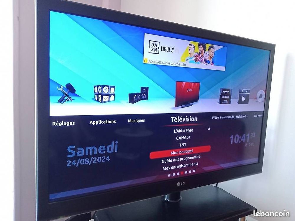Tv lcd led Lg 107 cm tres bon etat (D'occasion) à Genève pour CHF 75 – retrait uniquement ...