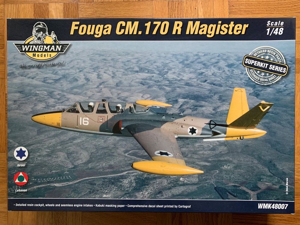 Wingman 1/48 Fouga CM.170R Magister includes 2 model kits (Gebraucht ...