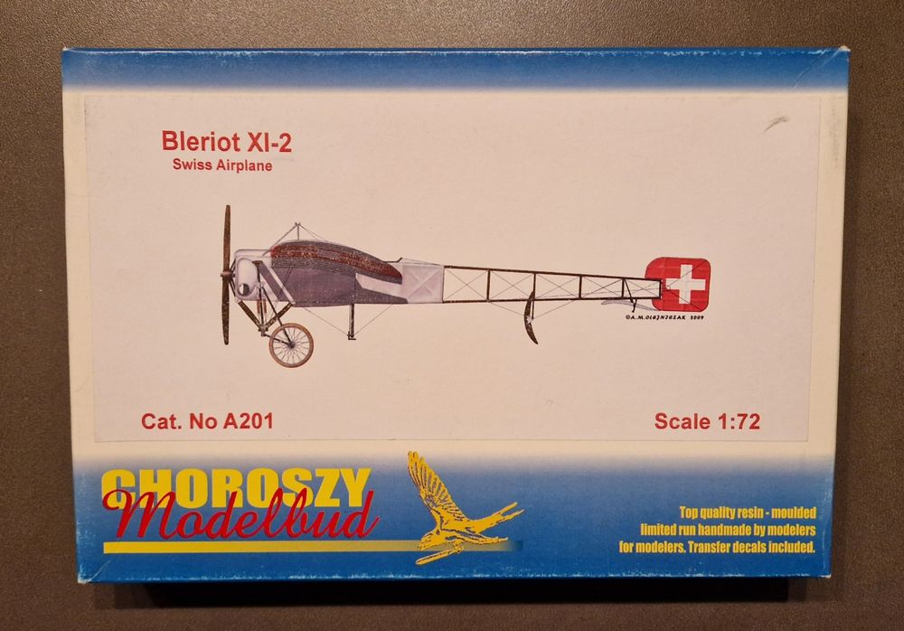 Bleriot XI-2 Choroszy Modelbud 1:72 Swiss Airplane Resin neu | Kaufen ...
