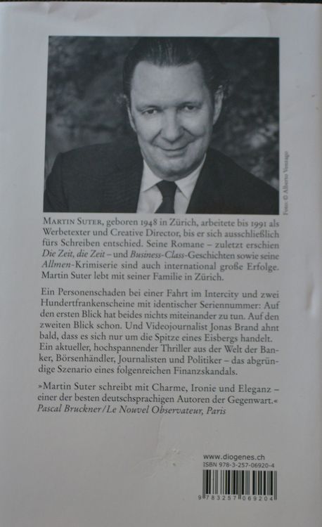 Buch gebunden *Montecristo* von Martin Suter (Neu (gemäss Beschreibung ...