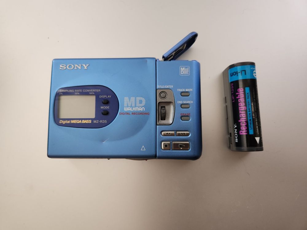 Sony Minidisc Player MZ-R35, Blau | Kaufen auf Ricardo