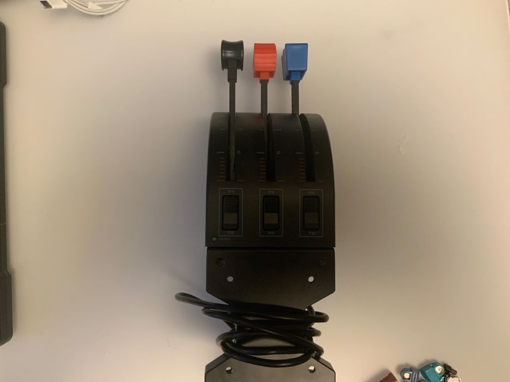 Flight Sim Bundle, Honeycomb Alpha + Saitek Throttle+Pedals (Gebraucht ...