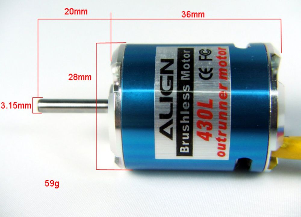 Align T-REX 430L Brushless Motor (3550KV) | Kaufen auf Ricardo