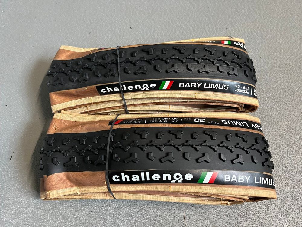 2 x Challenge Baby Limus Reifen Gravel / Cyclo-cross (Neu (gemäss ...