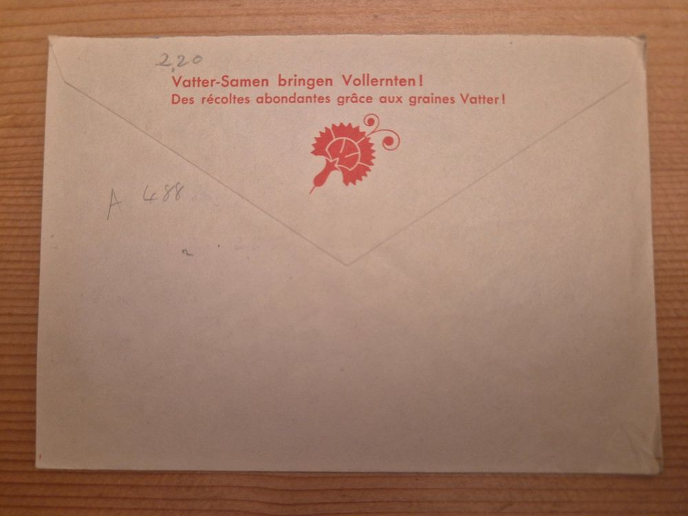 CH-Brief aus 1949 mit Vignette Köniz Zustand gem. Bilder (Gebraucht) in ...