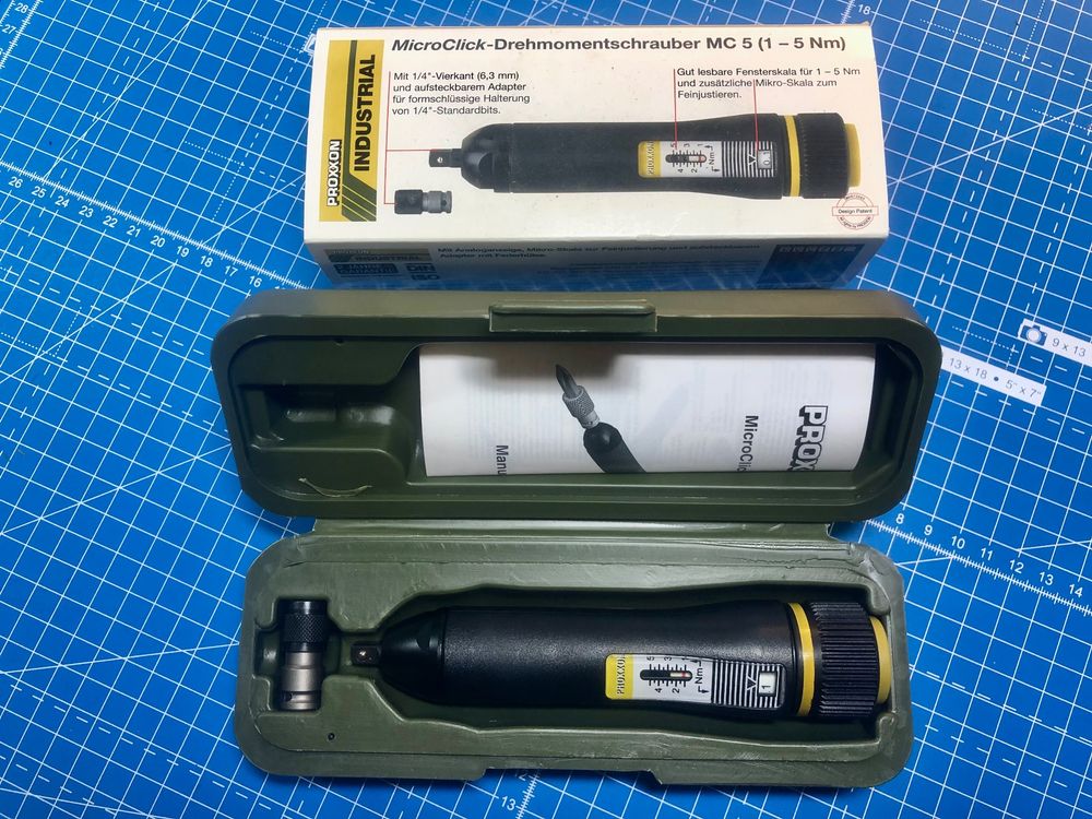 Proxxon Drehmomentschrauber MicroClick MC5 1-5 Nm (Gebraucht) in Sursee ...