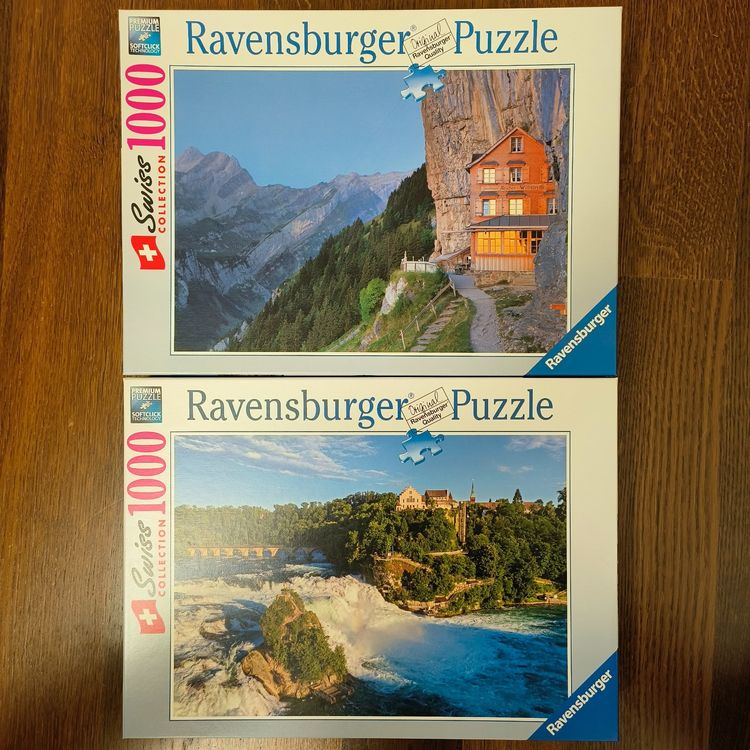 RAVENSBURGER Swiss Collection 2x 1000 / Aescher+Rheinfall | Kaufen auf ...