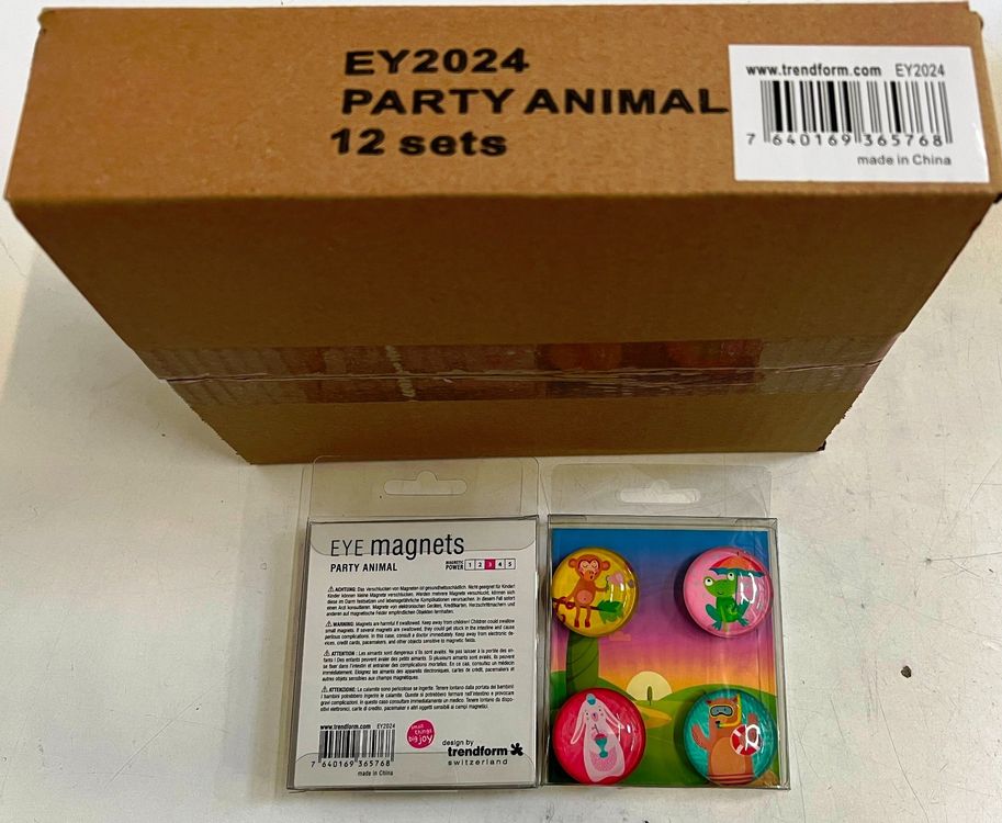 12 Pakete Magnete a 4 Stück 2024 (Neu und originalverpackt) in für CHF ...