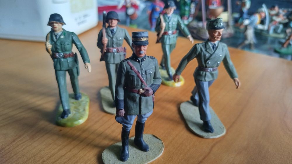 Elastolin General Guisan mit 4 Soldaten | Kaufen auf Ricardo