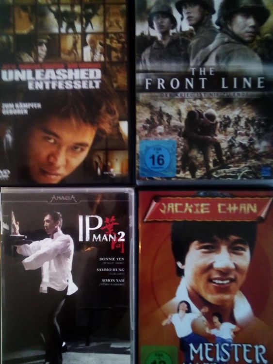 4 DVDs mit cooler Asia-Action - JET LI, JACKIE CHAN etc. (Gebraucht) in ...