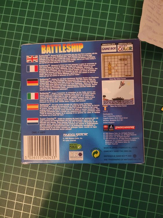 Battleship - Game Boy Color - Complete In Box - Retro!🕹️🎮 (Gebraucht ...