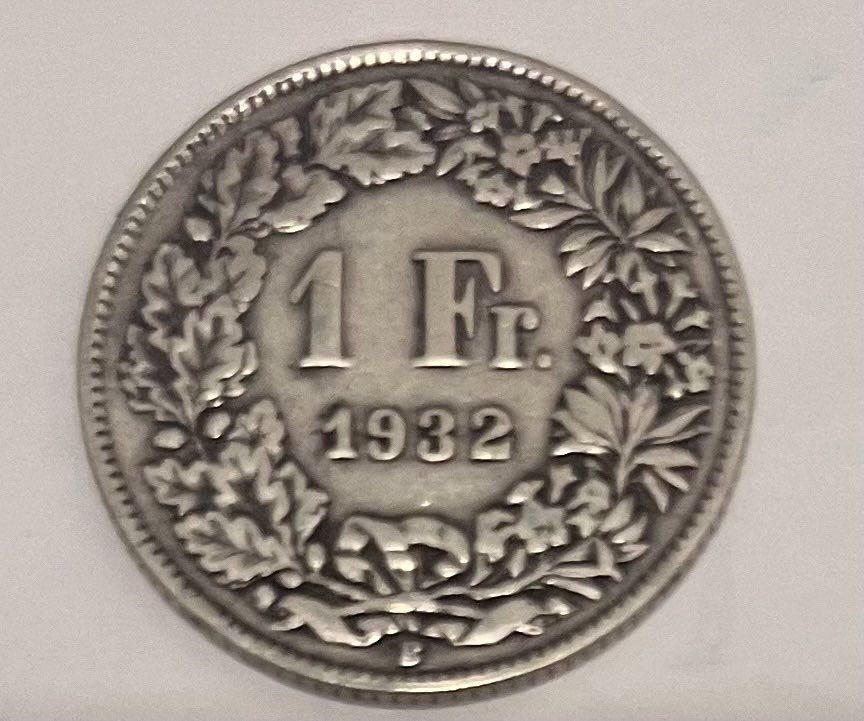1 Franken 1932 (Gebraucht) in Herrliberg für CHF 3 – mit Lieferung auf Ricardo kaufen