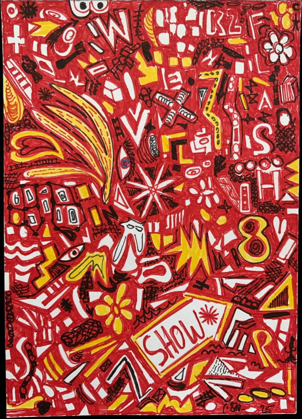 Flutz / C. Steffen / Karte / Outsider Art, Brut, abstrakt (Gebraucht ...