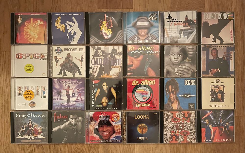 Eurodance CD Sammlung 24 Stück - Nur Alben Snap, Dr Alban (Gebraucht ...