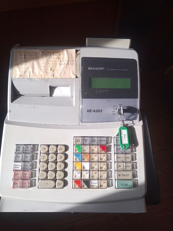 Registrierkasse Sharp XE A303 (Gebraucht) in Obersteckholz für CHF 60 – nur Abholung auf Ricardo ...