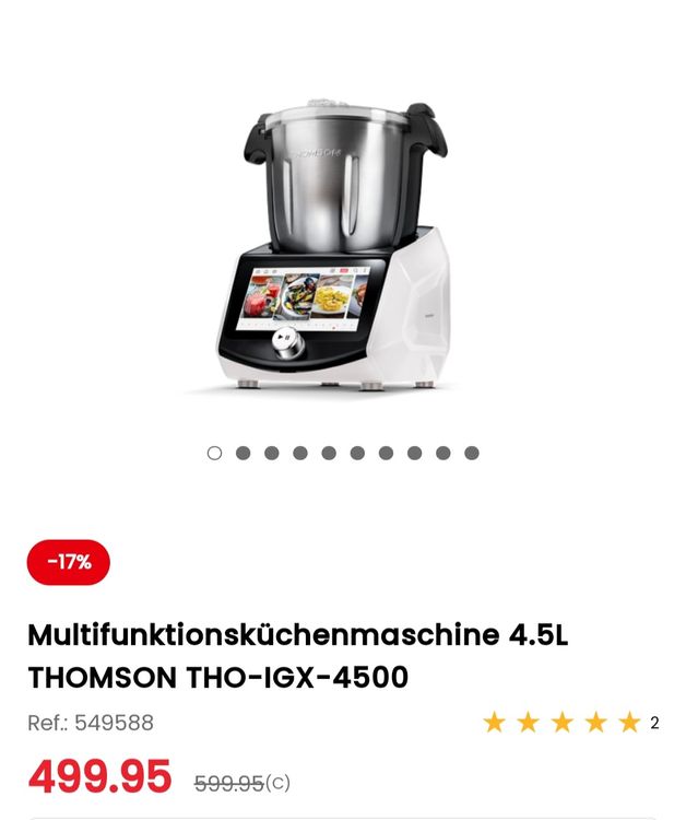 Multikocher Thomson 4,5L (Neu (gemäss Beschreibung)) in für CHF 150 ...
