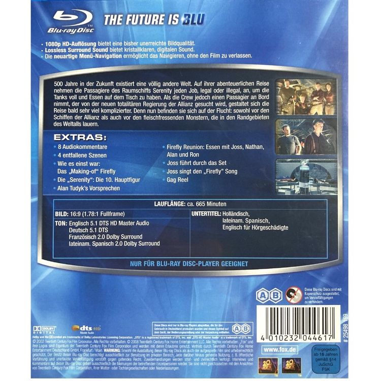 Firefly Der Aufbruch der Serenity: Komplette Serie Blu-ray | Kaufen auf Ricardo