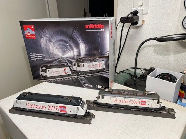 Märklin 31016 Gottardo Set, Doppelpckg., mfx/ACdig/Sound/neu (Neu und ...