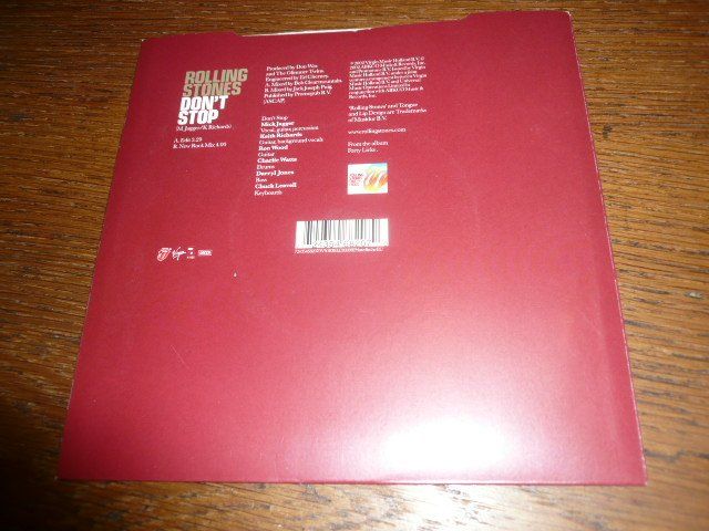 Rolling Stones – Don't Stop - Virgin VS 1838 - numbered RED (Neu und ...
