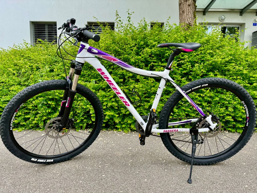 Damen Mountainbike Wheeler Passera XT-20/weiss-violett/L | Kaufen auf ...