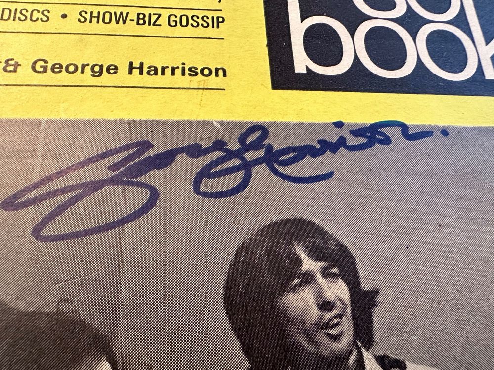 George Harrison - The Beatles - Original Autogramm auf Heft (Gebraucht ...
