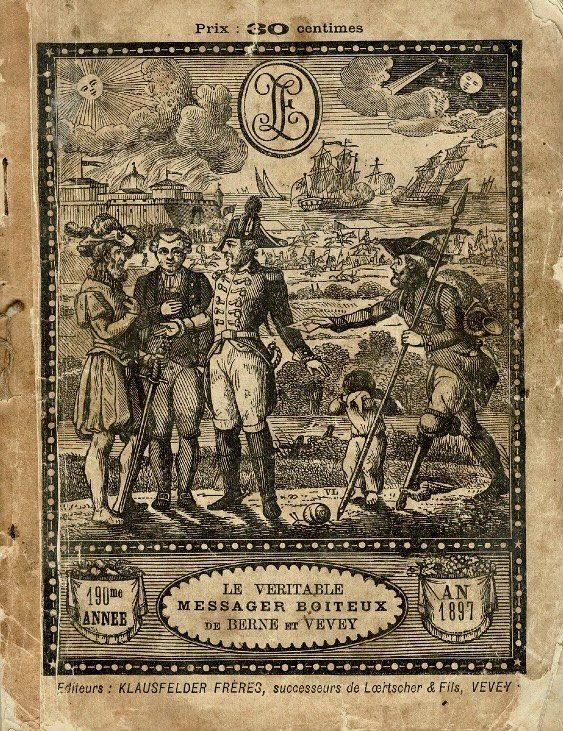 Messager Boiteux Le Véritable de Berne et Vevey Année 1897 | Kaufen auf ...