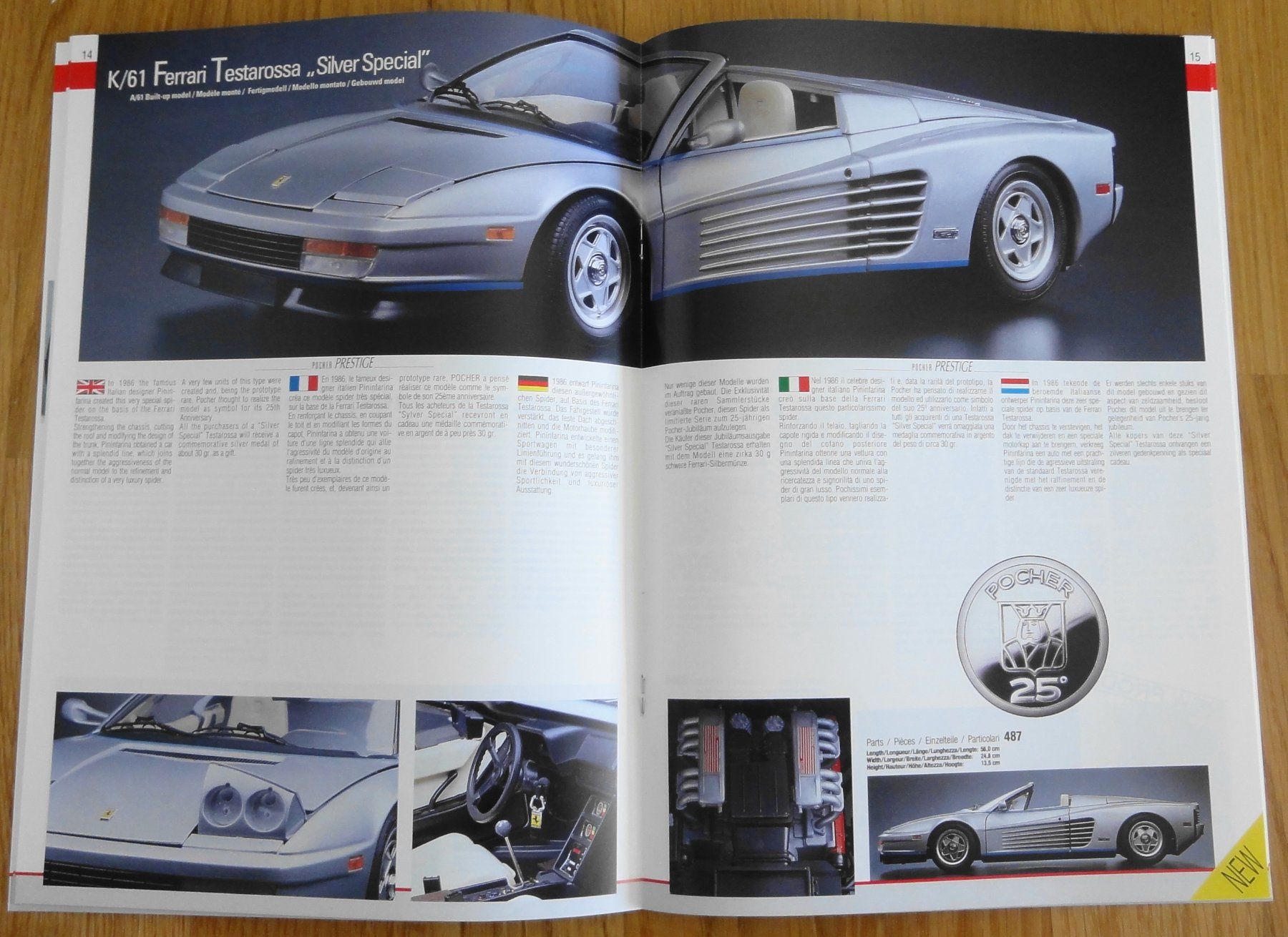 1994 POCHER SCALE 1/8 KATALOG CATALOG (Gebraucht) in Frümsen für CHF 18 ...