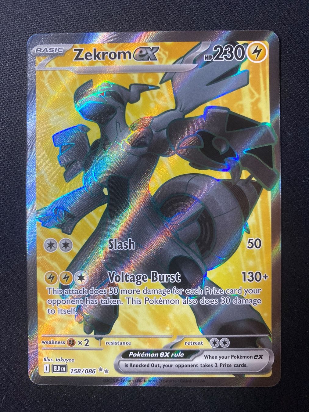 Zekrom ex 158 - Ultra Rare - Black Bolt - EN (Neu (gemäss Beschreibung)) in Hausen AG für CHF 7. ...