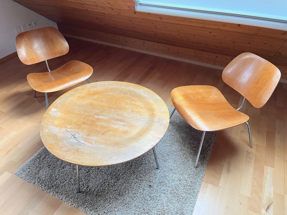 Eams Plywood Group Table und Chair, CTM & 2 LCM (Gebraucht) in für CHF ...